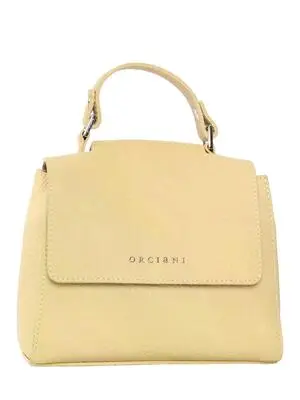 ORTIGNI Small Sveva Soft Top-handle Tote Bag - Yellow