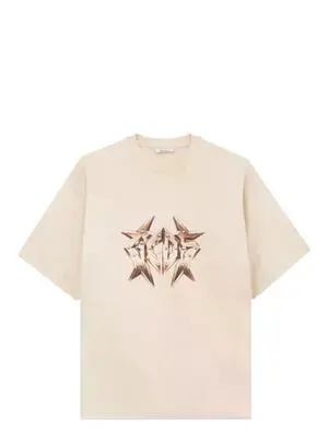 Gcds Studded Logo-detail T-shirt - Neutrals