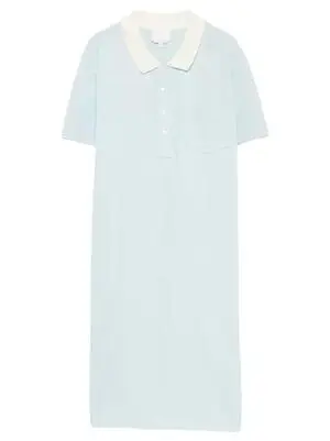 A.p.c. Collared Polo Dress - Blue