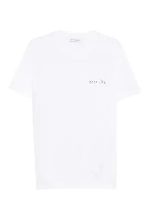 Maison Labiche Popincourt Embroidered T-shirt - White