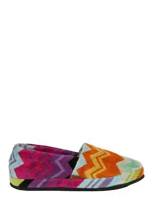 Missoni Zigzag-pattern Slippers - Orange