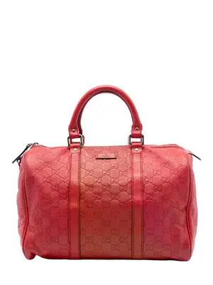Gucci 2016-2026 Medium Sima Joy Boston Bag - Red