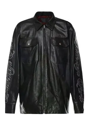 Balenciaga Leather Jacket - Black