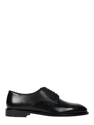 Paul Smith Leather Derby Shoes Black