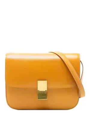Celine 2019 Medium Classic Box Crossbody Bag - Orange
