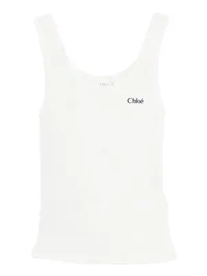 Chloé Logo T-shirt - White