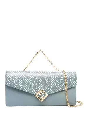 FENDI FF Diamonds Mottled Logo Mini Bag