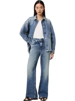 ALLSAINTS Ember Flare Jeans - Blue