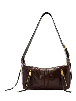 ALLSAINTS Jean Rey Leather Shoulder Bag - Brown