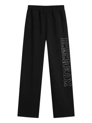ICECREAM Crystal Straight Leg Sweatpants - Black