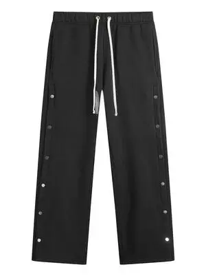 LES TIEN Heavyweight Classic Snap Pant - Black