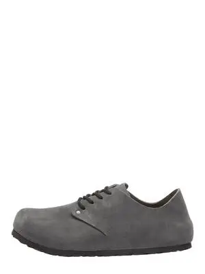 BIRKENSTOCK Maine Lace-up Shoes - Charcoal Suede