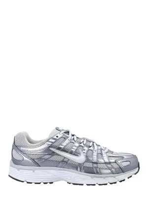 Nike P-6000 Metallic Sneakers Silver