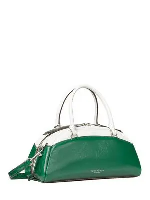 Tory Burch Small Bowler Bag - Sapphire Green