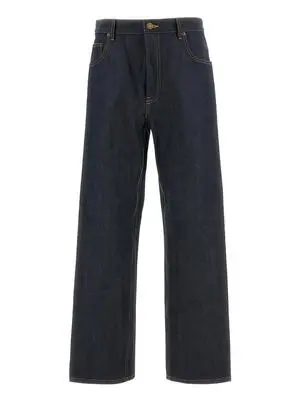 Thom Browne Five-pocket Japanese Denim Trousers - Blue