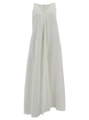 M.S.M. MILANO Sleeveless Long Dress - White