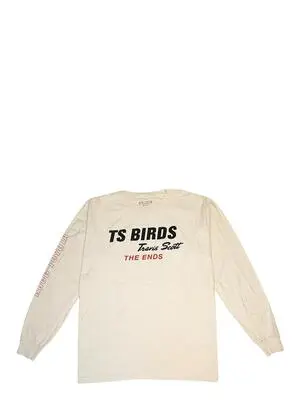 TRAVIS SCOTT Ts Birds The Ends Long Sleeve Tee Shirt - Beige
