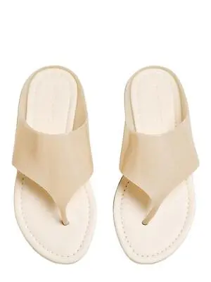 Farm Rio Jelly Thong Sandals - Crystal