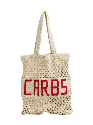 SORAYA HENNESSY Market Crochet Mesh Tote - Carbs