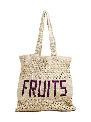 SORAYA HENNESSY Market Crochet Mesh Tote - Fruits
