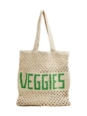 SORAYA HENNESSY Market Crochet Mesh Tote - Veggie