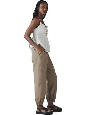 Sanctuary Cotton Blend Vista Pants - Green