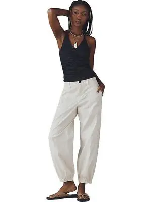 Sanctuary Cotton Blend Vista Pants - Ivory
