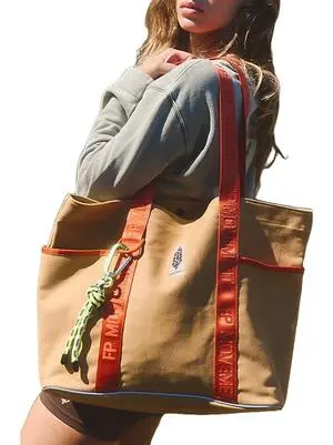 Free People Perfect Time Tote Bag Sand