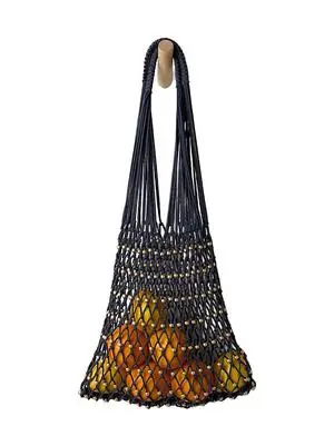 Free People Wishing Well Beaded Tote Bag - Blue