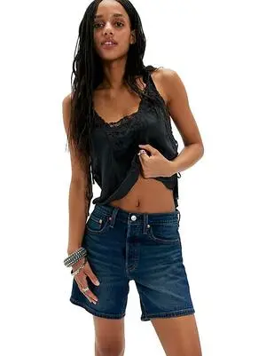 LEVI'S 501 Mid-Thigh Denim Shorts Quit Shift