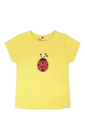 DEUX PAR DEUX Organic Cotton Ladybug T-shirt - Yellow