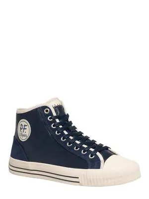 P.F. FLYERS Center Vintage High-top Sneaker - Navy-antique White