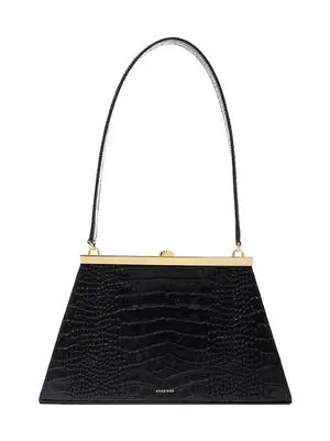 ANINE BING ANINE BING Croc-Embossed Leather Handbag