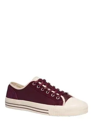 P.F. FLYERS Center Vintage Low-top Sneaker - Burgundy-antique White