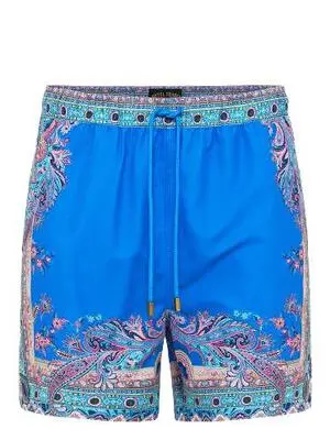 Camilla Printed Mid-length Boardshort - Footsteps In Folklore