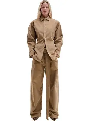 DARKPARK Anne Cotton-blend Corduroy Tailored Shirt - Tan