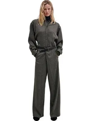 DARKPARK Tailored Wide-leg Pants - Green