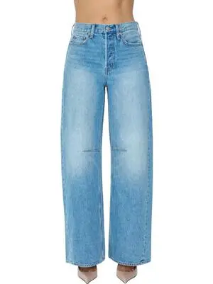 PISTOLA Sydney High-waist Wide-leg Jeans - Hazy