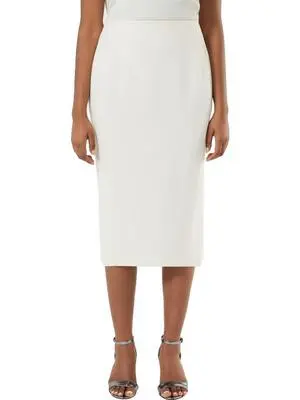 Marina Rinaldi Osaka Pencil Skirt - Ivory