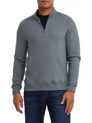 THREADS 4 THOUGHT Eco Fleece Quarter Zip - Raindrop