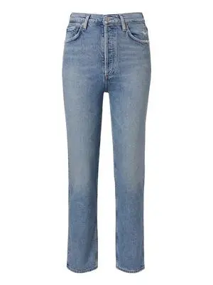 AGOLDE 90’s Pinch Waist Crop Straight Jeans - Blue