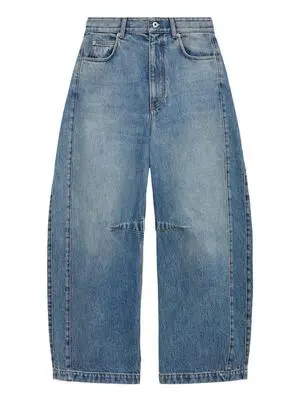 Loewe Barrel Jeans Washed Denim - Blue