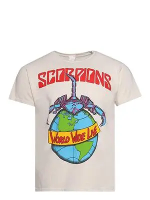 MadeWorn Scorpions Tee Vintage - White