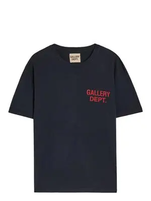 GALLERY DEPT. Logo-print Cotton T-shirt - Black