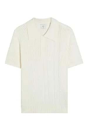 CHE Santino Cotton-knit Polo Shirt - Ecru