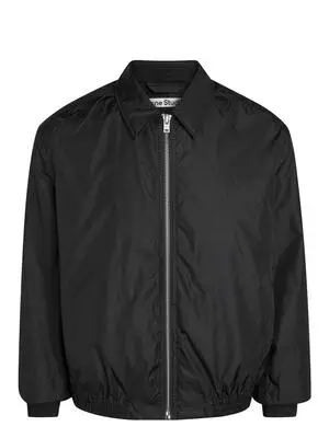 Acne Studios Logo-print Nylon Jacket - Black