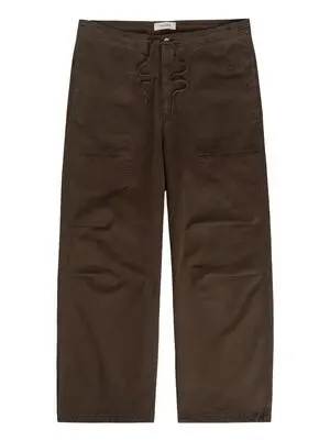 ENTIRE STUDIOS Barren Wide-leg Denim Cargo Trousers - Brown
