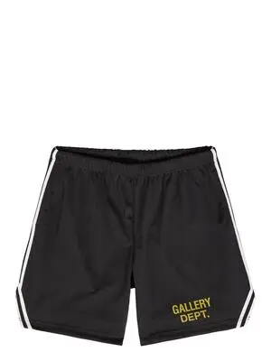 GALLERY DEPT. Striped Mesh Shorts - Black