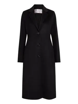 Acne Studios Fitted Wool-blend Coat - Black
