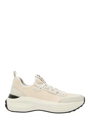 TOD'S Sportiva 81l Panelled Knit Sneakers - Beige